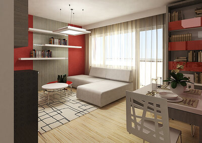 Rekonstrukce malého panelového bytu na Lesné | AŤÁK DESIGN