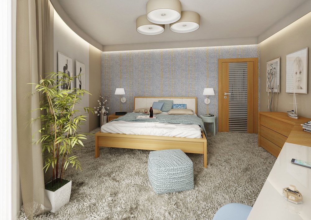 Design interiéru ložnice ve výseči | AŤÁK DESIGN