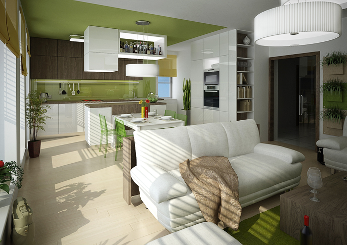 Interiér bytu pro mladou rodinu | AŤÁK DESIGN