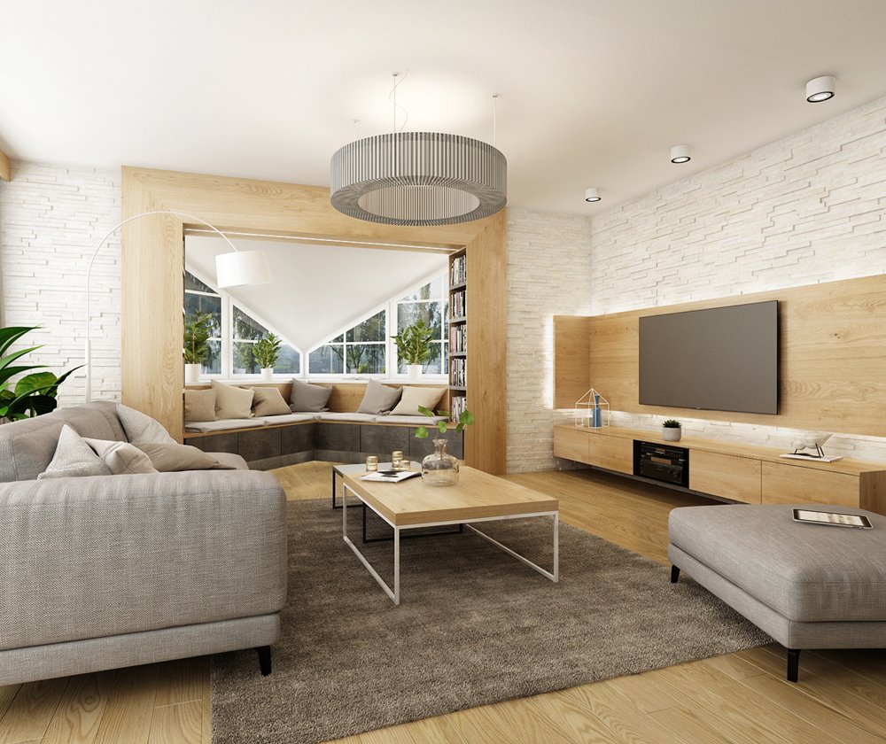 Návrhy obývacích pokojů | AŤÁK DESIGN